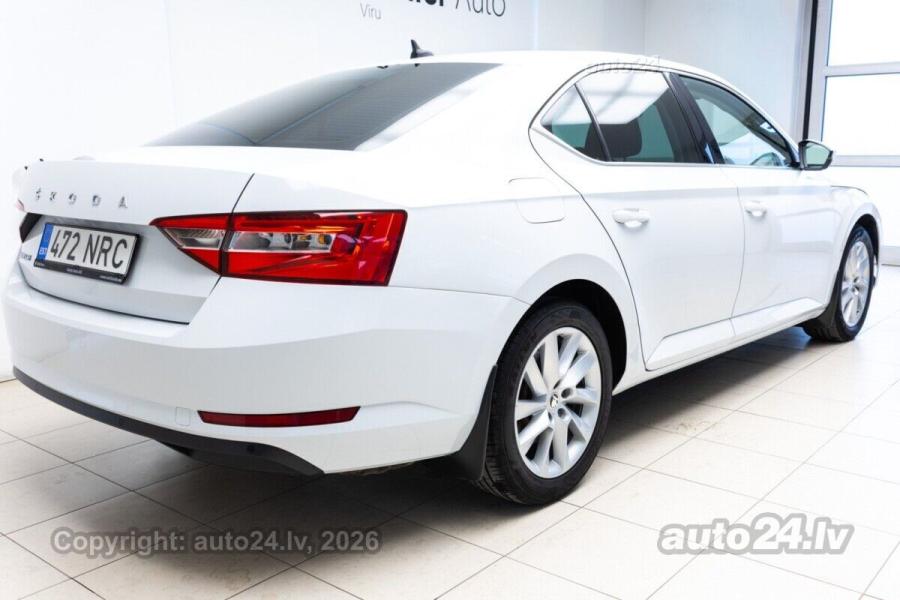 White Skoda SuperB 2020 in Johvi, with an engine capacity of 2.00 L and mileage of 115 thousand km for 19000 €, photo 10 on AUTOMOTO.COM.LV