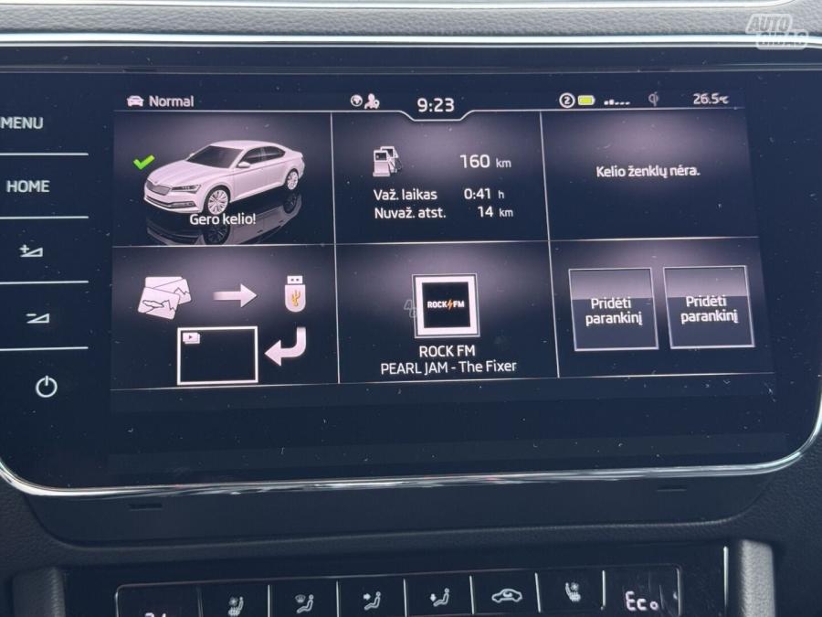 White Skoda SuperB 2020 in Avizieniai, with an engine capacity of 1.40 L and mileage of 146 thousand km for 18650 €, photo 21 on AUTOMOTO.COM.LV