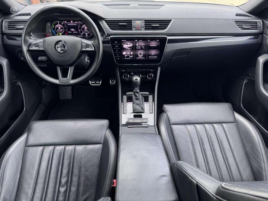 White Skoda SuperB 2020 in Vilnius, with an engine capacity of 1.40 L and mileage of 146 thousand km for 18650 €, photo 7 on AUTOMOTO.COM.LV