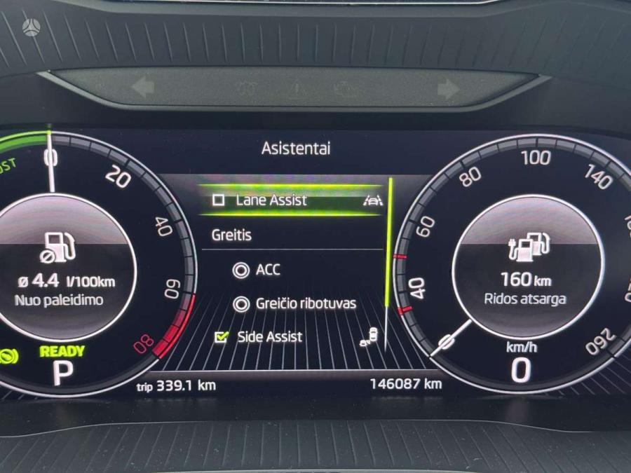 White Skoda SuperB 2020 in Vilnius, with an engine capacity of 1.40 L and mileage of 146 thousand km for 18650 €, photo 18 on AUTOMOTO.COM.LV