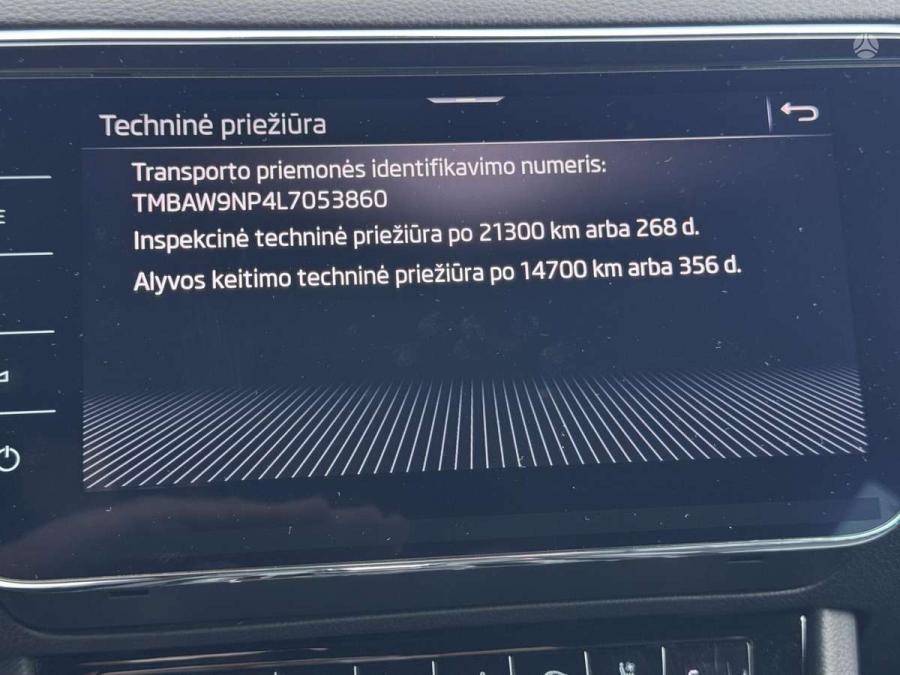 White Skoda SuperB 2020 in Vilnius, with an engine capacity of 1.40 L and mileage of 146 thousand km for 18650 €, photo 26 on AUTOMOTO.COM.LV