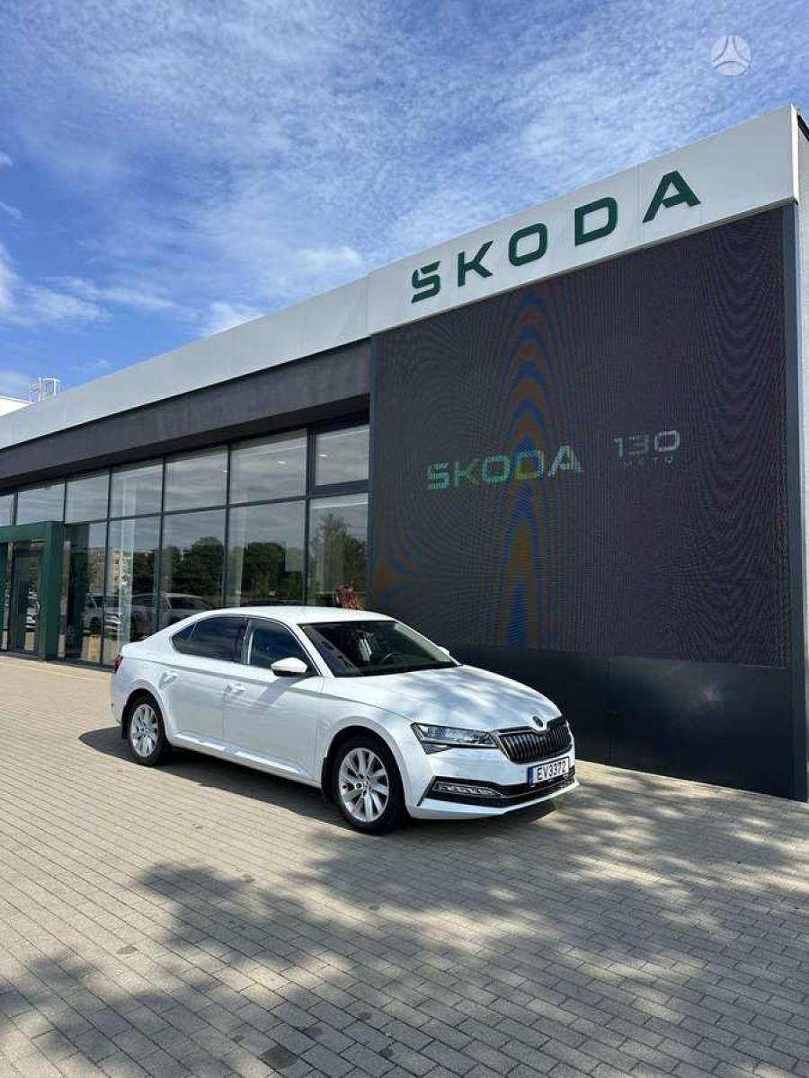 White Skoda SuperB 2020 in Klaipeda, with an engine capacity of 1.40 L and mileage of 75 thousand km for 21800 €, photo 3 on AUTOMOTO.COM.LV