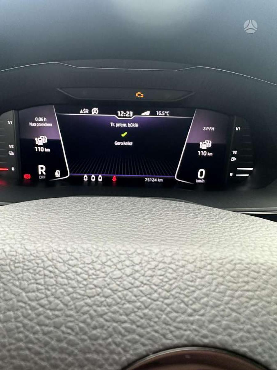 White Skoda SuperB 2020 in Klaipeda, with an engine capacity of 1.40 L and mileage of 75 thousand km for 21800 €, photo 32 on AUTOMOTO.COM.LV