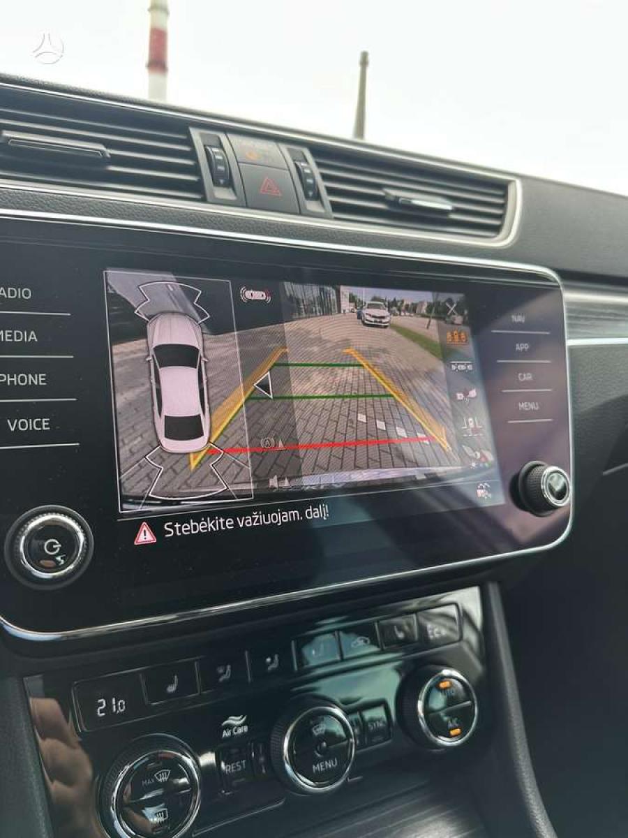 White Skoda SuperB 2020 in Klaipeda, with an engine capacity of 1.40 L and mileage of 75 thousand km for 21800 €, photo 37 on AUTOMOTO.COM.LV