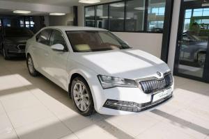White Skoda SuperB 2021 in Vilnius, with an engine capacity of 1.40 L and mileage of 85 thousand km for 20900 €, photo 3 on AUTOMOTO.COM.LV