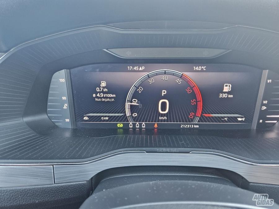 Balts Skoda SuperB 2021 Viļņa, ar dzinēja tilpumu 2.00 L un nobraukumu 212 tūkst. km par 13800 €, foto 13 vietnē AUTOMOTO.COM.LV