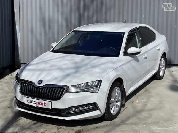 White Skoda SuperB 2021 in Vilnius, with an engine capacity of 1.40 L and mileage of 112 thousand km for 17500 €, photo 1 on AUTOMOTO.COM.LV