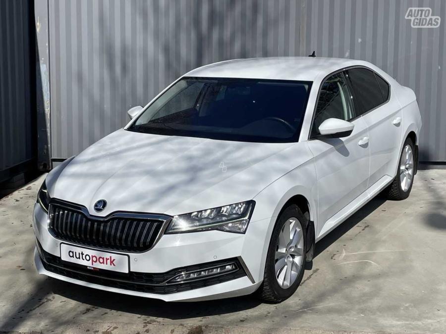 White Skoda SuperB 2021 in Vilnius, with an engine capacity of 1.40 L and mileage of 112 thousand km for 17500 €, photo 1 on AUTOMOTO.COM.LV