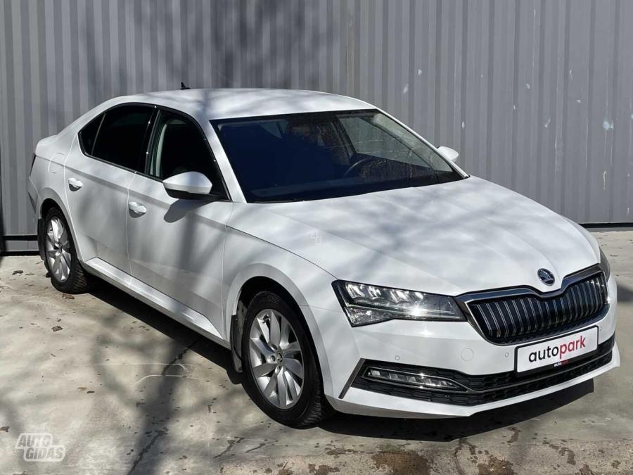 White Skoda SuperB 2021 in Vilnius, with an engine capacity of 1.40 L and mileage of 112 thousand km for 17500 €, photo 3 on AUTOMOTO.COM.LV