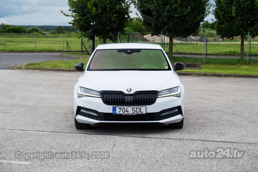 White Skoda SuperB 2022 in Tartu, with an engine capacity of 2.00 L and mileage of 127 thousand km for 25900 €, photo 3 on AUTOMOTO.COM.LV
