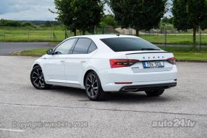 White Skoda SuperB 2022 in Tartu, with an engine capacity of 2.00 L and mileage of 127 thousand km for 25900 €, photo 5 on AUTOMOTO.COM.LV