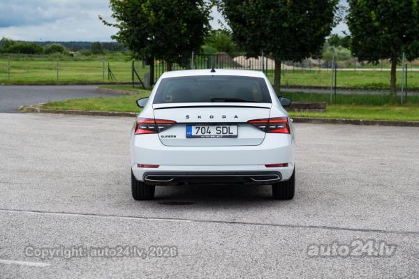 White Skoda SuperB 2022 in Tartu, with an engine capacity of 2.00 L and mileage of 127 thousand km for 25900 €, photo 5 on AUTOMOTO.COM.LV