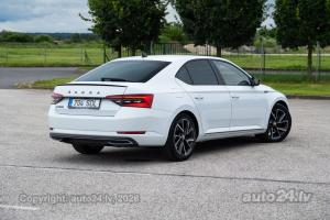White Skoda SuperB 2022 in Tartu, with an engine capacity of 2.00 L and mileage of 127 thousand km for 25900 €, photo 7 on AUTOMOTO.COM.LV
