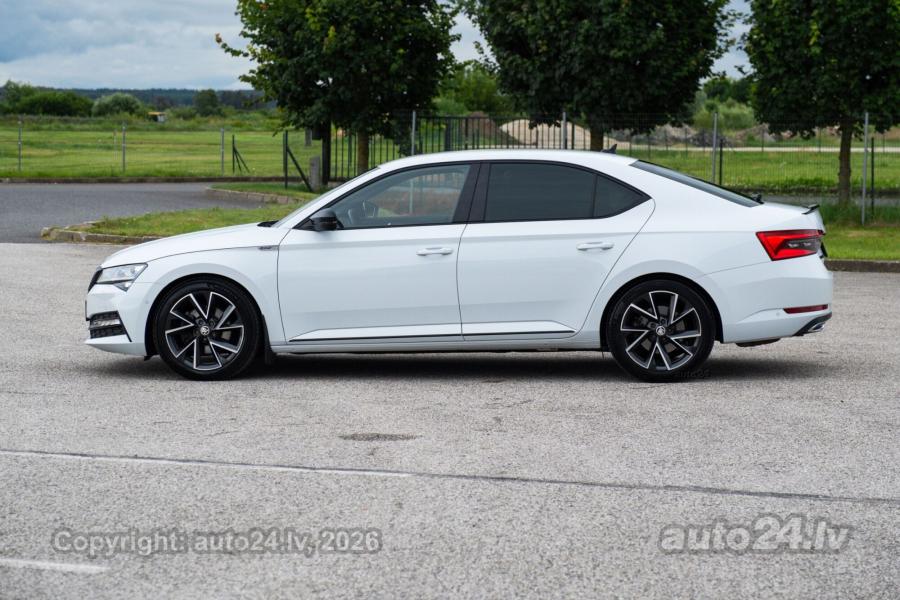 White Skoda SuperB 2022 in Tartu, with an engine capacity of 2.00 L and mileage of 127 thousand km for 25900 €, photo 9 on AUTOMOTO.COM.LV