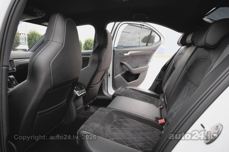 White Skoda SuperB 2022 in Tartu, with an engine capacity of 2.00 L and mileage of 127 thousand km for 25900 €, photo 12 on AUTOMOTO.COM.LV