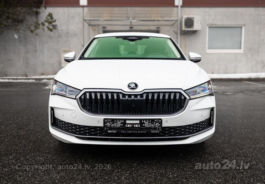 White Skoda SuperB 2024 in Tallinn, with an engine capacity of 2.00 L and mileage of 115 thousand km for 34900 €, photo 6 on AUTOMOTO.COM.LV