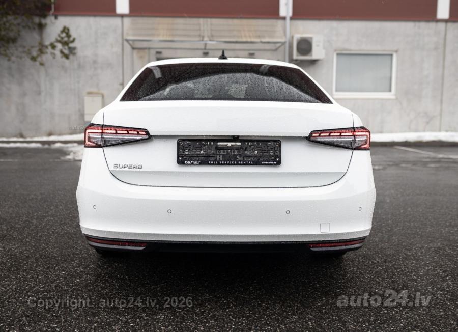 White Skoda SuperB 2024 in Tallinn, with an engine capacity of 2.00 L and mileage of 115 thousand km for 34900 €, photo 7 on AUTOMOTO.COM.LV