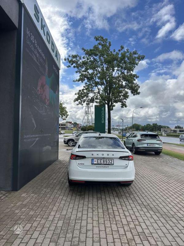 White Skoda SuperB 2026 in Klaipeda, with an engine capacity of 1.50 L and mileage of 5 thousand km for 39950 €, photo 6 on AUTOMOTO.COM.LV