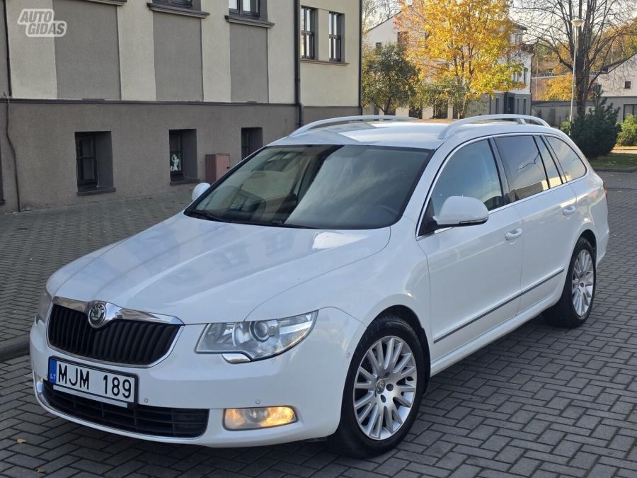 White Skoda SuperB 2010 in Silute, with an engine capacity of 2.00 L and mileage of 280 thousand km for 3800 €, photo 1 on AUTOMOTO.COM.LV