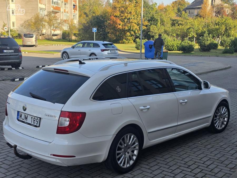 White Skoda SuperB 2010 in Silute, with an engine capacity of 2.00 L and mileage of 280 thousand km for 3800 €, photo 3 on AUTOMOTO.COM.LV