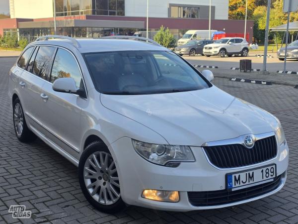 White Skoda SuperB 2010 in Silute, with an engine capacity of 2.00 L and mileage of 280 thousand km for 3800 €, photo 4 on AUTOMOTO.COM.LV