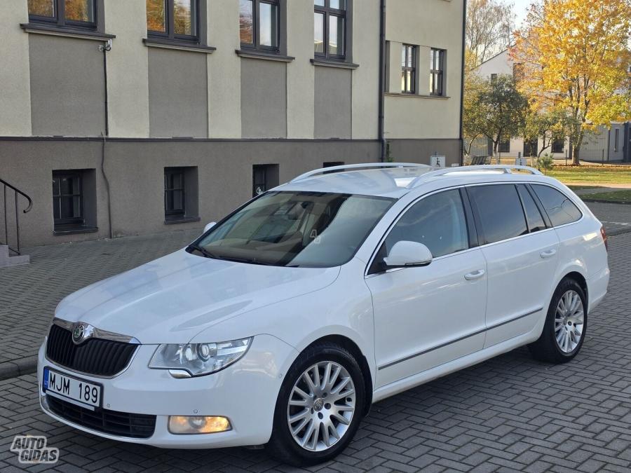 White Skoda SuperB 2010 in Silute, with an engine capacity of 2.00 L and mileage of 280 thousand km for 3800 €, photo 6 on AUTOMOTO.COM.LV