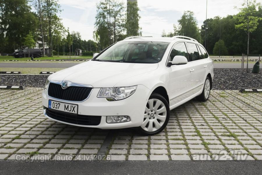 White Skoda SuperB 2011 in Tallinn, with an engine capacity of 2.00 L and mileage of 197 thousand km for 5000 €, photo 3 on AUTOMOTO.COM.LV