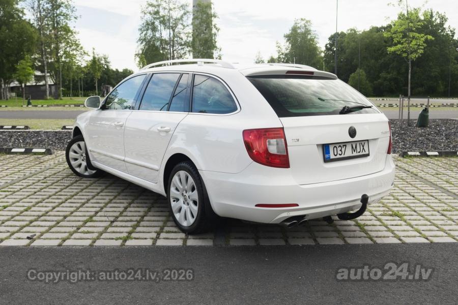White Skoda SuperB 2011 in Tallinn, with an engine capacity of 2.00 L and mileage of 197 thousand km for 5000 €, photo 4 on AUTOMOTO.COM.LV