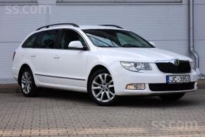 White Skoda SuperB 2012 in Riga, with an engine capacity of 1.60 L and mileage of 0 thousand km for 3495 €, photo 4 on AUTOMOTO.COM.LV