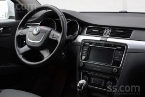 White Skoda SuperB 2012 in Riga, with an engine capacity of 1.60 L and mileage of 0 thousand km for 3495 €, photo 13 on AUTOMOTO.COM.LV