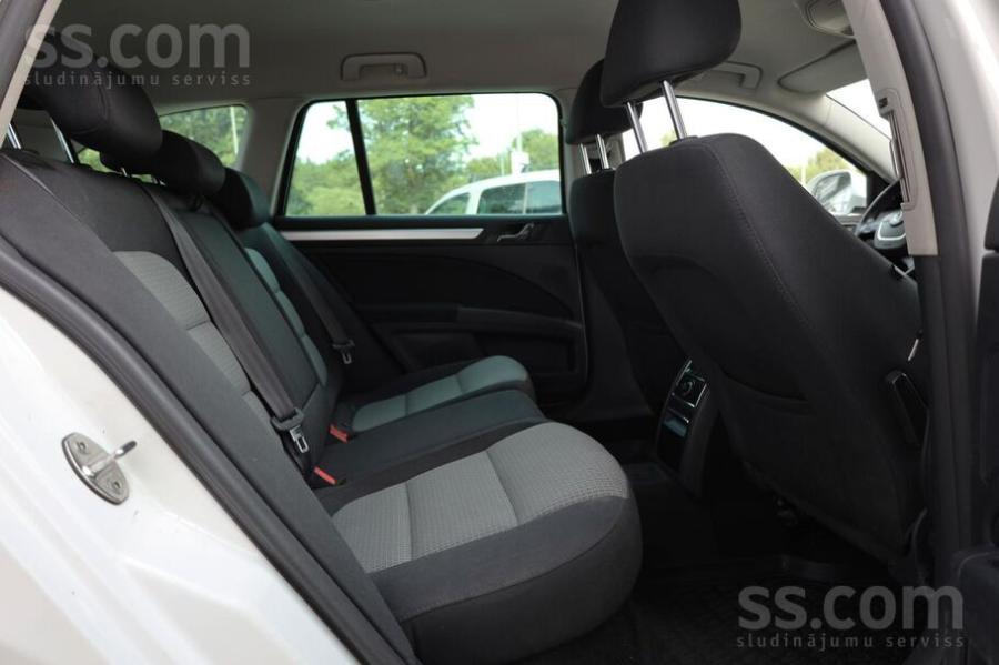 White Skoda SuperB 2012 in Riga, with an engine capacity of 1.60 L and mileage of 0 thousand km for 3495 €, photo 17 on AUTOMOTO.COM.LV
