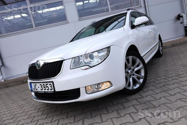 White Skoda SuperB 2012 in Riga, with an engine capacity of 1.60 L and mileage of 0 thousand km for 3495 €, photo 2 on AUTOMOTO.COM.LV