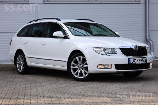 White Skoda SuperB 2012 in Riga, with an engine capacity of 1.60 L and mileage of 0 thousand km for 3495 €, photo 3 on AUTOMOTO.COM.LV