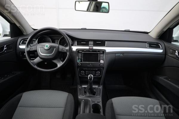 White Skoda SuperB 2012 in Riga, with an engine capacity of 1.60 L and mileage of 0 thousand km for 3495 €, photo 7 on AUTOMOTO.COM.LV