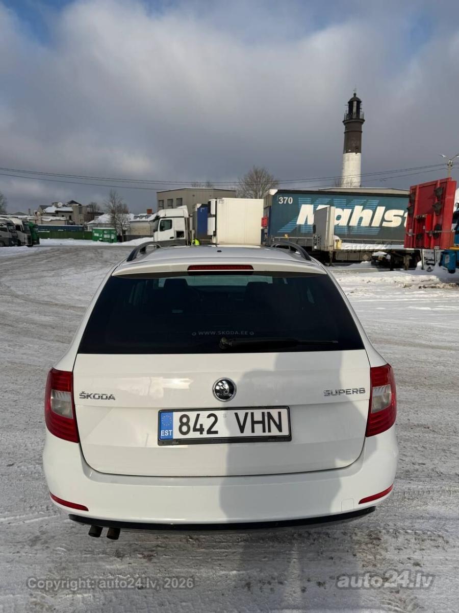 Balts Skoda SuperB 2014 Tallina, ar dzinēja tilpumu 1.60 L un nobraukumu 277 tūkst. km par 4999 €, foto 8 vietnē AUTOMOTO.COM.LV