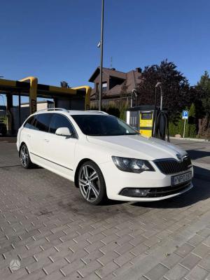 White Skoda SuperB 2014 in Kaunas, with an engine capacity of 1.60 L and mileage of 234 thousand km for 6999 €, photo  on AUTOMOTO.COM.LV