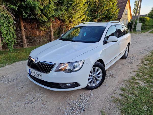 White Skoda SuperB 2014 in Kelme, with an engine capacity of 1.97 L and mileage of 311 thousand km for 4950 €, photo 1 on AUTOMOTO.COM.LV