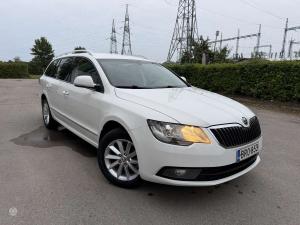 White Skoda SuperB 2014 in Kaunas, with an engine capacity of 1.97 L and mileage of 426 thousand km for 5950 €, photo  on AUTOMOTO.COM.LV
