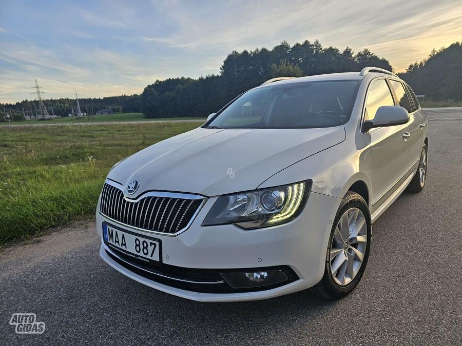 Balts Skoda SuperB 2014 Viļņa, ar dzinēja tilpumu 1.60 L un nobraukumu 367 tūkst. km par 4550 €, foto 4 vietnē AUTOMOTO.COM.LV