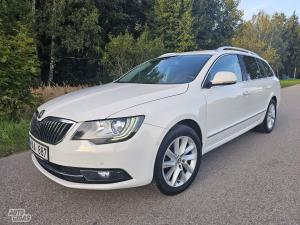White Skoda SuperB 2014 in Vilnius, with an engine capacity of 1.60 L and mileage of 370 thousand km for 4900 €, photo  on AUTOMOTO.COM.LV