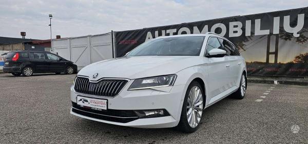 White Skoda SuperB 2015 in Klaipeda, with an engine capacity of 1.97 L and mileage of 251 thousand km for 11700 €, photo 1 on AUTOMOTO.COM.LV