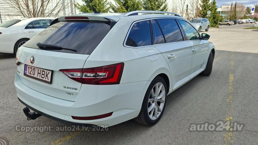 White Skoda SuperB 2015 in Tallinn, with an engine capacity of 2.00 L and mileage of 285 thousand km for 11160 €, photo 8 on AUTOMOTO.COM.LV