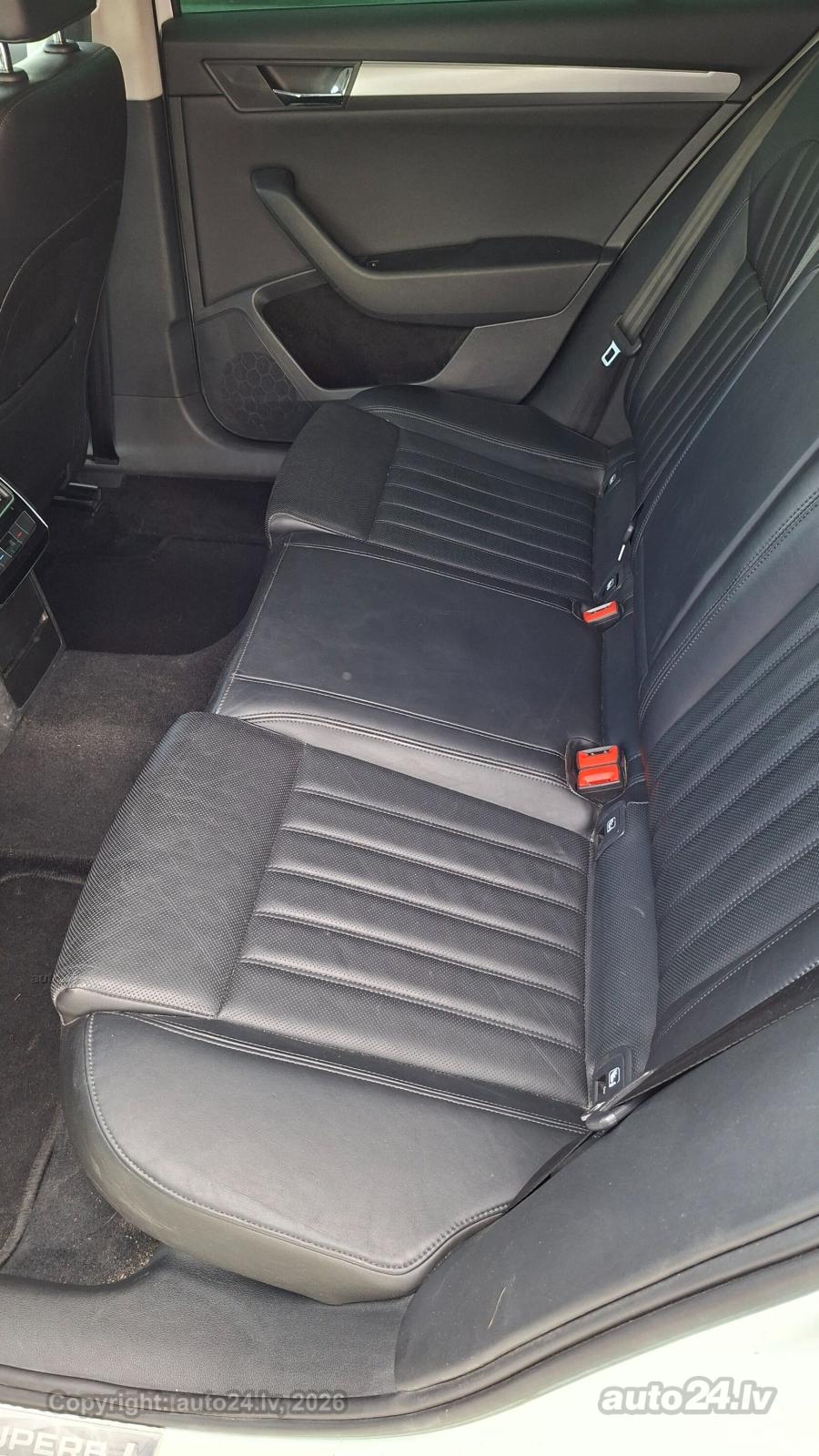 White Skoda SuperB 2015 in Tallinn, with an engine capacity of 2.00 L and mileage of 285 thousand km for 11160 €, photo 12 on AUTOMOTO.COM.LV