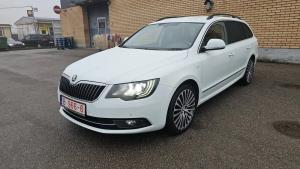 Balts Skoda SuperB 2015 Rīga, ar dzinēja tilpumu 2.00 L un nobraukumu 226 tūkst. km par 8950 €, foto  vietnē AUTOMOTO.COM.LV