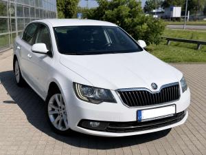 White Skoda SuperB 2015 in Klaipeda, with an engine capacity of 1.97 L and mileage of 285 thousand km for 5900 €, photo  on AUTOMOTO.COM.LV