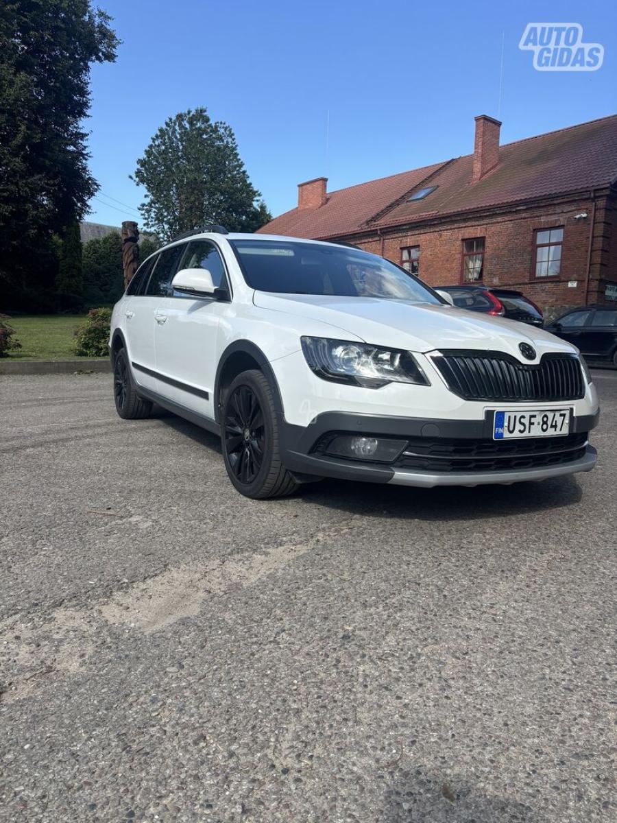 White Skoda SuperB 2015 in Kaisiadorys, with an engine capacity of 2.00 L and mileage of 330 thousand km for 7300 €, photo 1 on AUTOMOTO.COM.LV