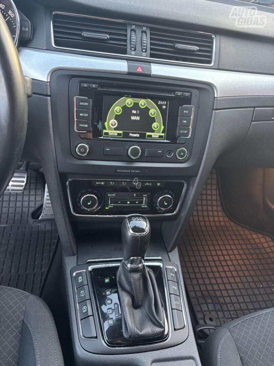 White Skoda SuperB 2015 in Kaisiadorys, with an engine capacity of 2.00 L and mileage of 330 thousand km for 7300 €, photo 16 on AUTOMOTO.COM.LV