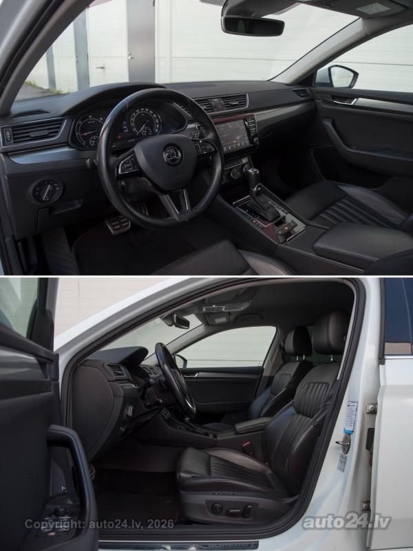 White Skoda SuperB 2015 in Tallinn, with an engine capacity of 2.00 L and mileage of 287 thousand km for 11200 €, photo 6 on AUTOMOTO.COM.LV