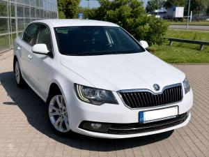 White Skoda SuperB 2015 in Klaipeda, with an engine capacity of 1.97 L and mileage of 285 thousand km for 6400 €, photo  on AUTOMOTO.COM.LV