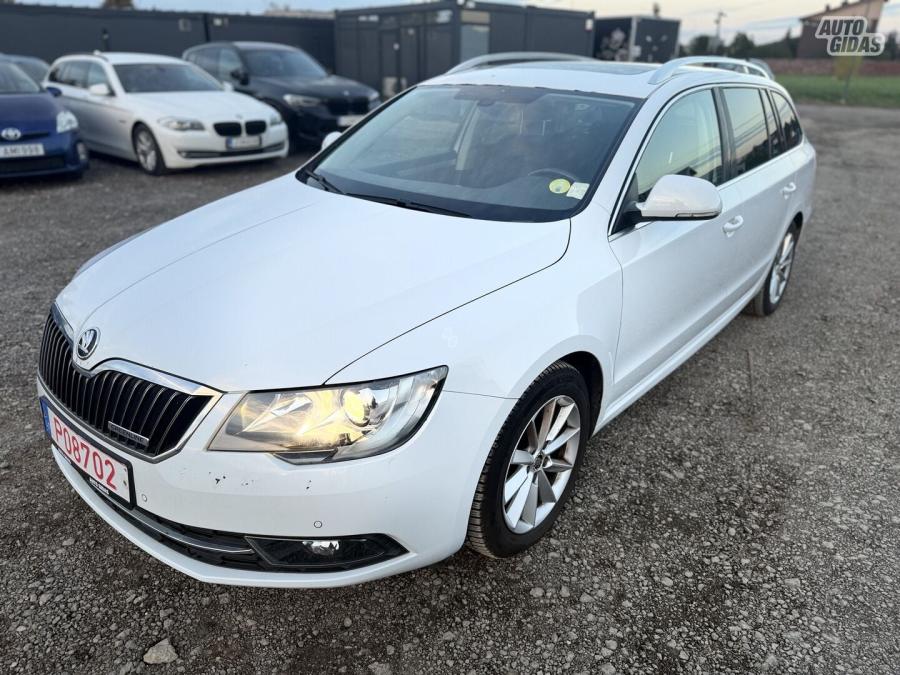 White Skoda SuperB 2015 in Kaunas, with an engine capacity of 1.60 L and mileage of 215 thousand km for 5450 €, photo 3 on AUTOMOTO.COM.LV